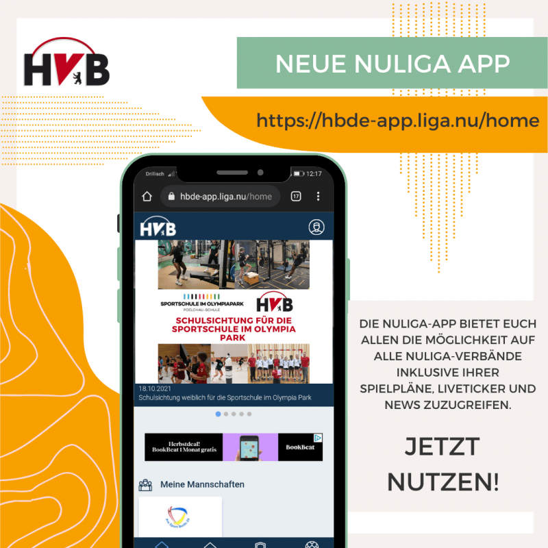 Neue nuLiga Webapp - Handball-Verband Berlin